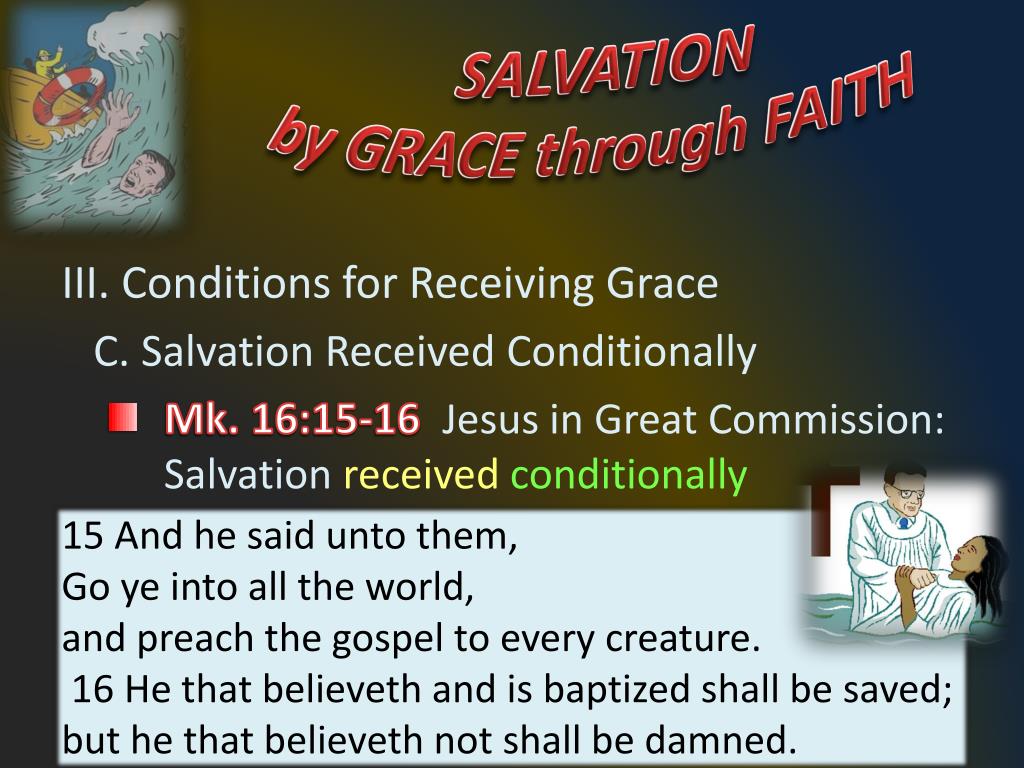 PPT - SALVATION b y GRACE through FAITH PowerPoint Presentation, free ...