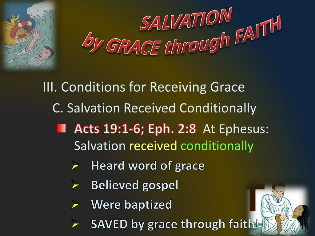 PPT - SALVATION b y GRACE through FAITH PowerPoint Presentation, free ...