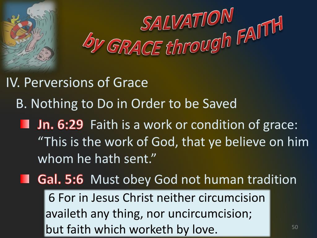 PPT - SALVATION b y GRACE through FAITH PowerPoint Presentation, free ...