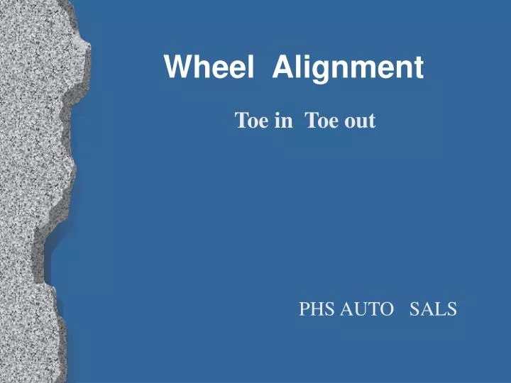 PPT - Wheel Alignment PowerPoint Presentation, free download - ID:3034217
