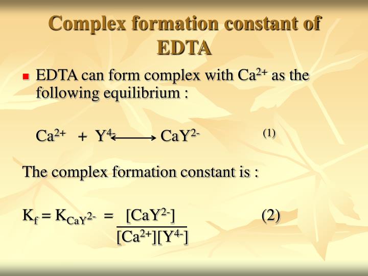 PPT - ERT207 Analytical Chemistry Complexometric Titration PowerPoint ...