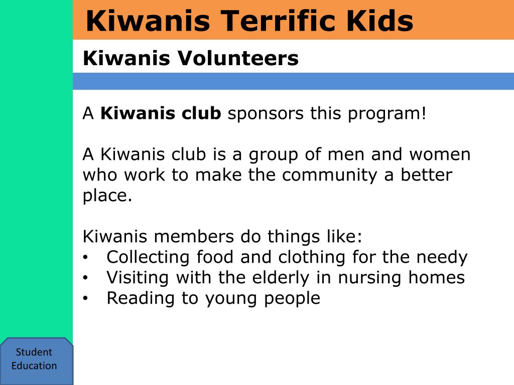 PPT - Kiwanis Terrific Kids PowerPoint Presentation, free download - ID ...