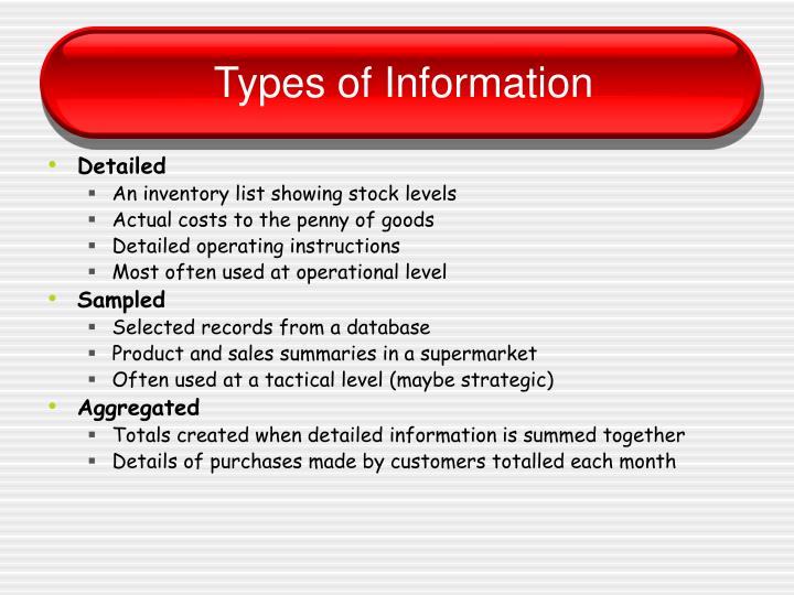 PPT - Characteristics of Information PowerPoint Presentation - ID:3034902