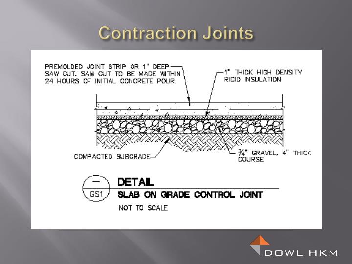 PPT - Joints in Concrete Construction PowerPoint Presentation - ID:3035339