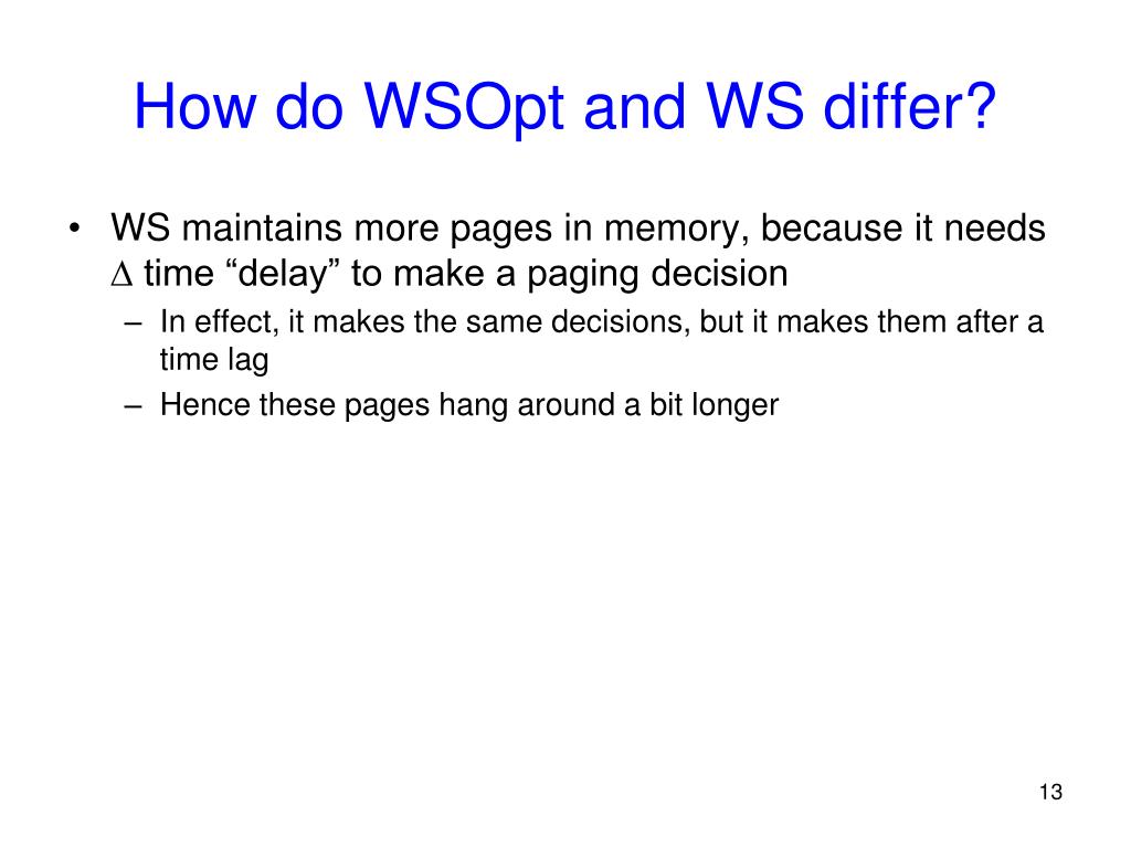 Ppt Virtual Memory Ii Thrashing Working Set Algorithm Dynamic Memory Management Powerpoint
