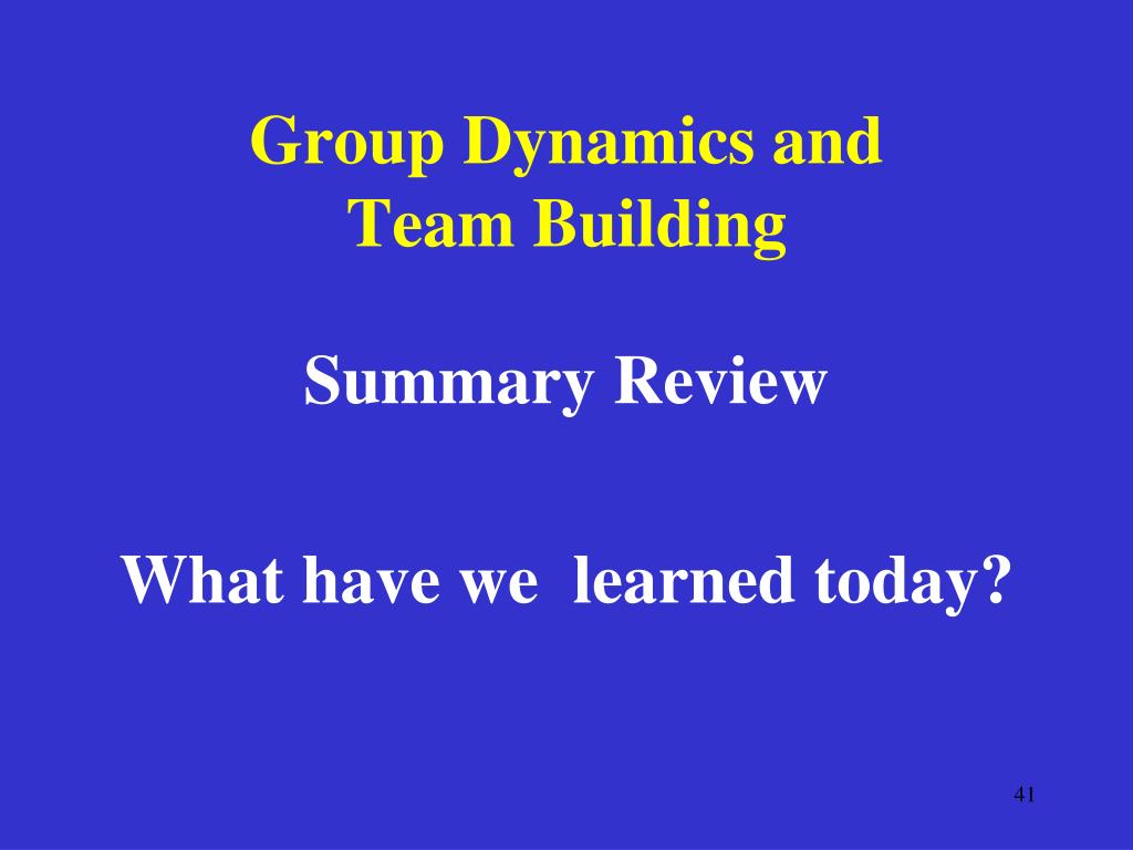 PPT - Group Dynamics and Team Building Iowa Municipal Professionals ...