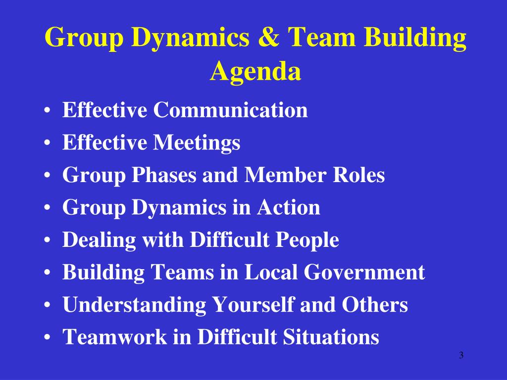 PPT - Group Dynamics and Team Building Iowa Municipal Professionals ...