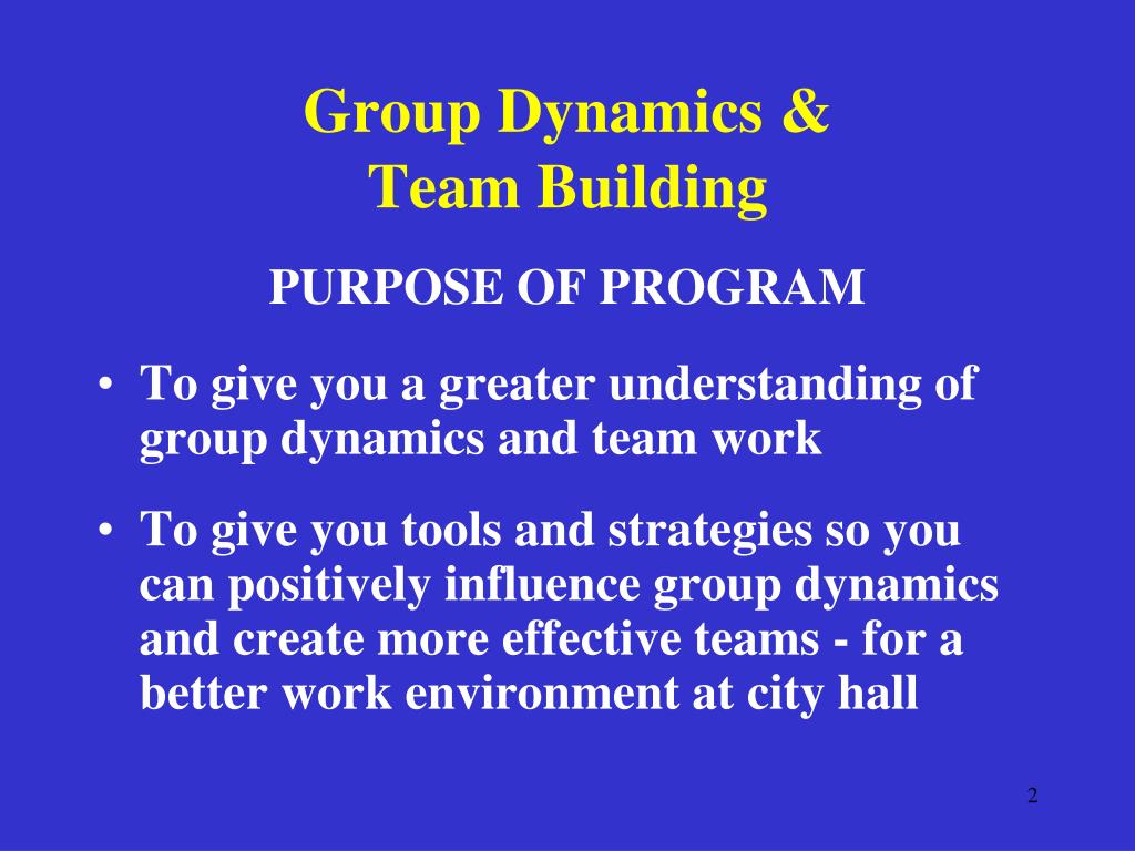 PPT - Group Dynamics and Team Building Iowa Municipal Professionals ...