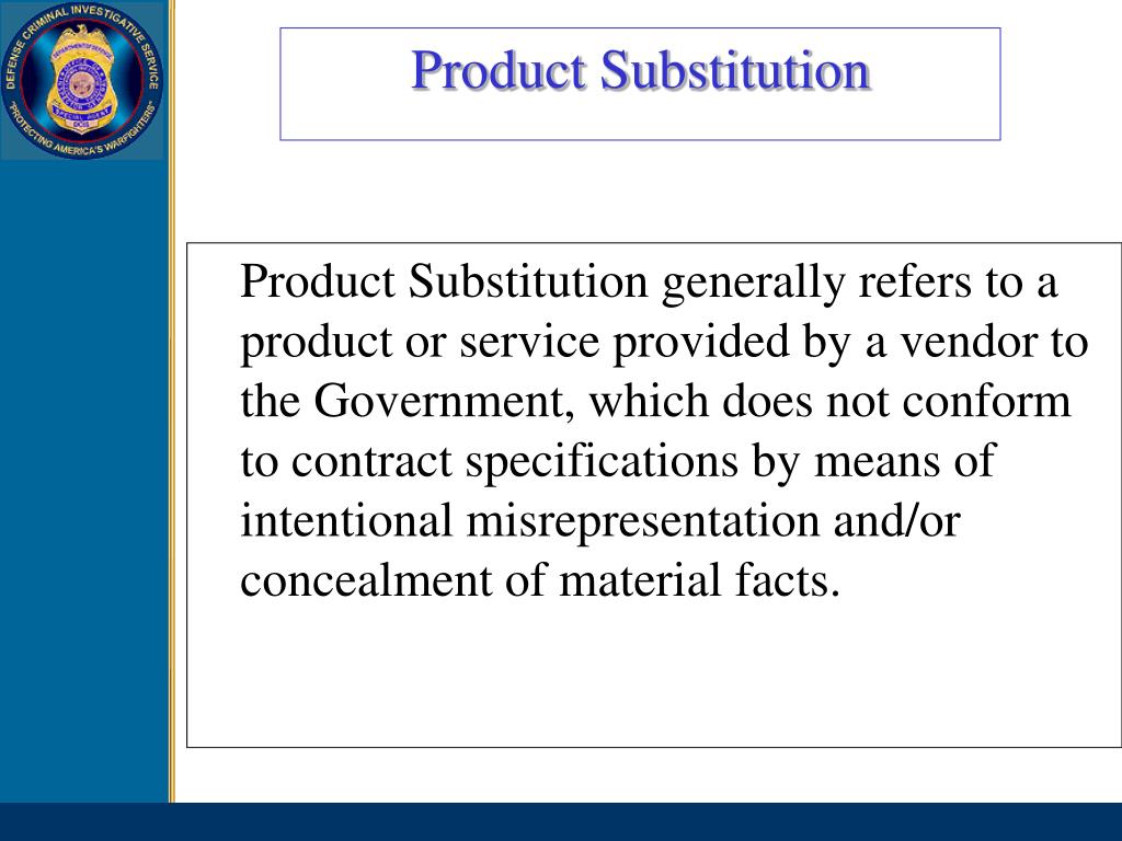 PPT - Is the law enforcement arm of the OIG, DoD Has statutory law ...