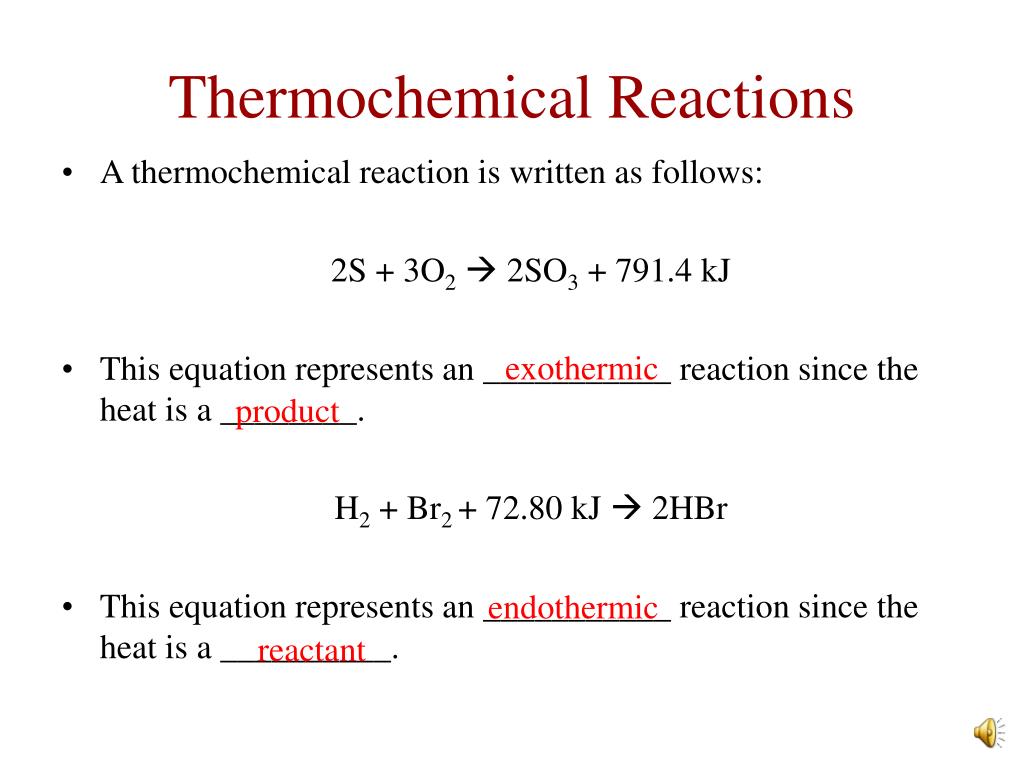 PPT - Thermochemistry: The heat energy of chemical reactions PowerPoint ...