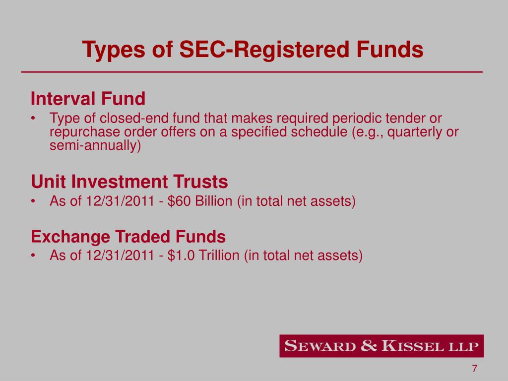 PPT - OVERVIEW OF REGISTERED FUNDS AND KEY MATTERS TO CONSIDER WHEN ...