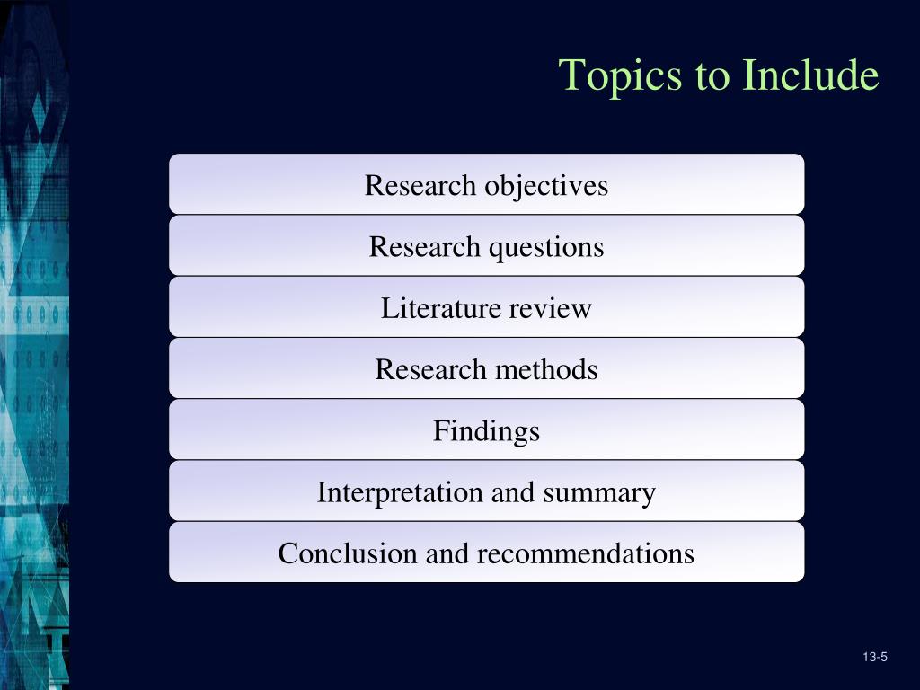 PPT - Communicating Marketing Research Findings PowerPoint Presentation ...