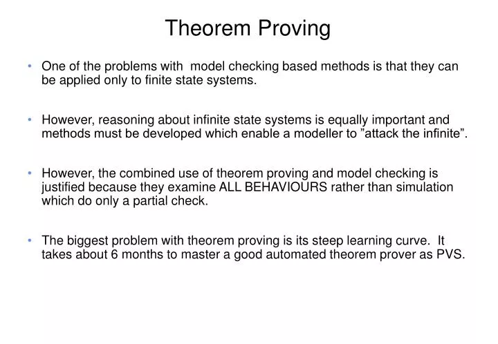Ppt Theorem Proving Powerpoint Presentation Free Download Id 3037332
