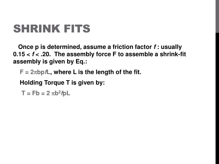 PPT - Pressure Vessels and Shrink Fits PowerPoint Presentation - ID:3037419