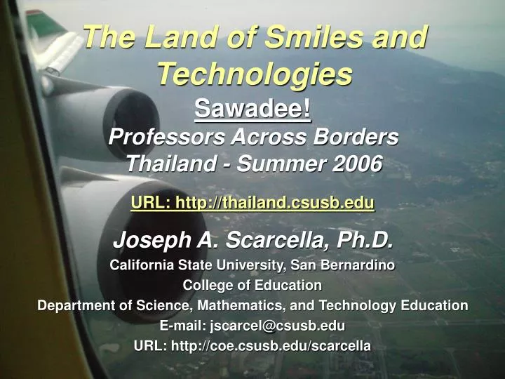 PPT - Joseph A. Scarcella, Ph.D. California State University, San ...