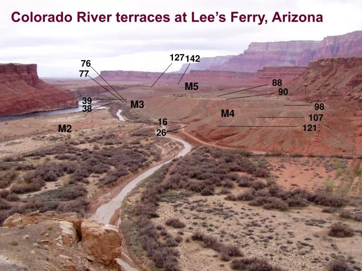 PPT - Colorado River terraces at Lee’s Ferry, Arizona PowerPoint ...