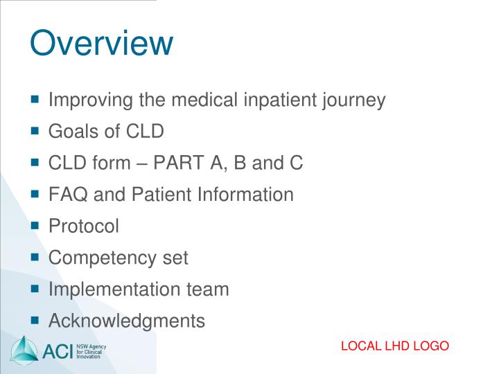 PPT - Criteria Led Discharge PowerPoint Presentation - ID:3038485