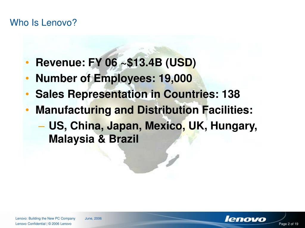 PPT - Lenovo: Building The New PC Company PowerPoint Presentation, free ...