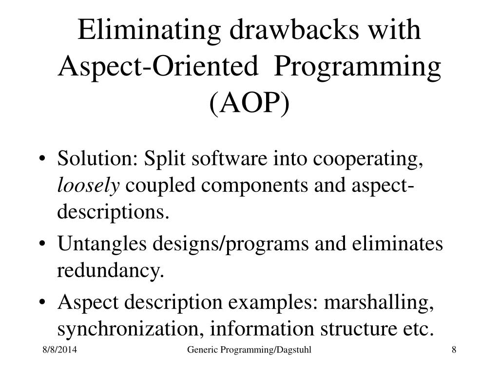 Ppt Generic Programming Using Adaptive And Aspect Oriented Programming Powerpoint Presentation
