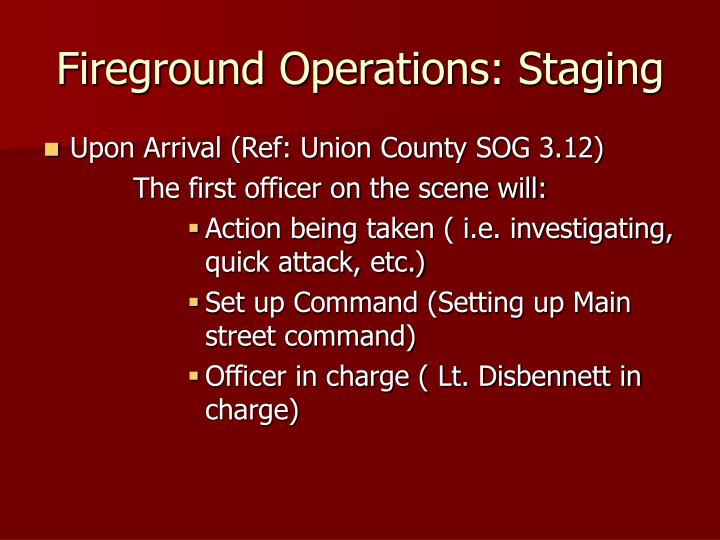 PPT - Fireground Operations: Structure Fires PowerPoint Presentation ...