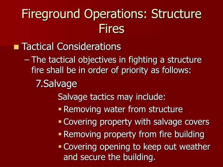 PPT - Fireground Operations: Structure Fires PowerPoint Presentation ...