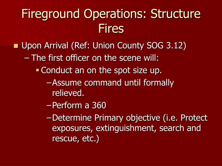 PPT - Fireground Operations: Structure Fires PowerPoint Presentation ...