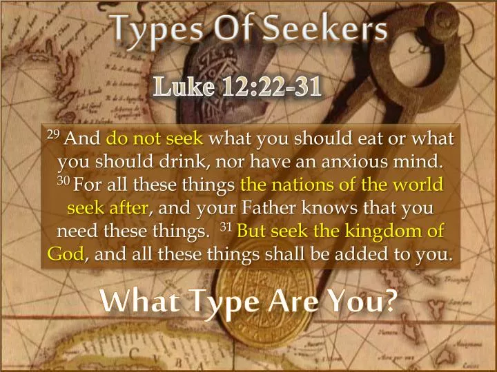 PPT - Luke 12:22-31 PowerPoint Presentation, free download - ID:3039190