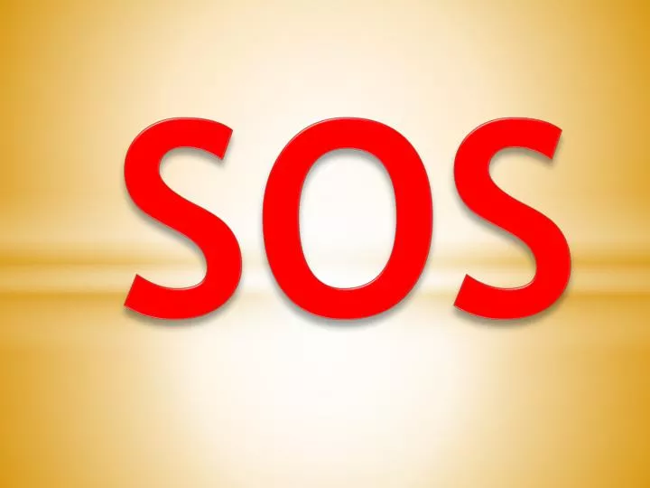 PPT - SOS PowerPoint Presentation, free download - ID:3039397
