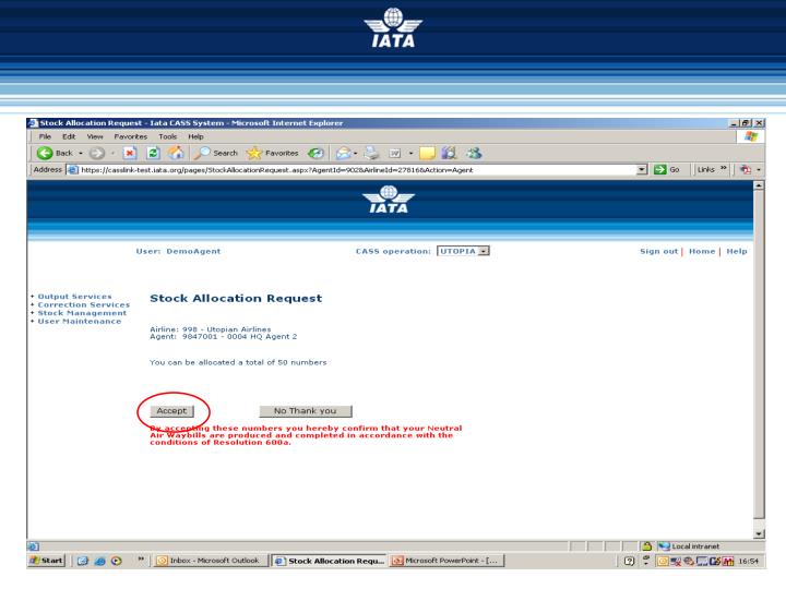 PPT - IATA CASS PowerPoint Presentation - ID:3039810