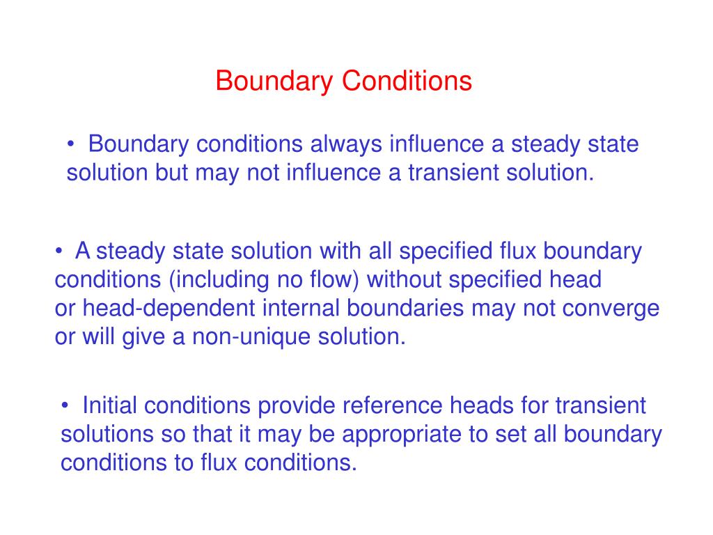 PPT Types Of Boundary Conditions PowerPoint Presentation Free PPT Types Of Boundary Conditions PowerPoint Presentation Free