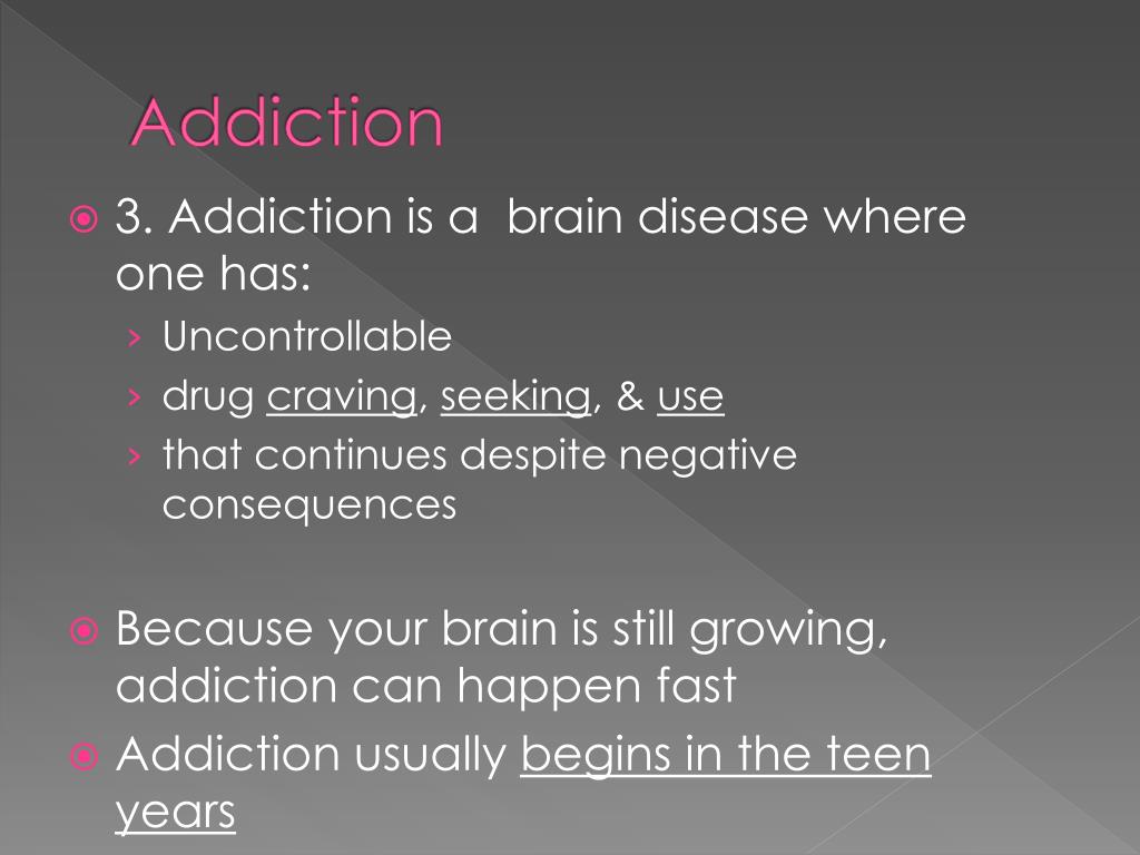 PPT - The Teenage Brain and Substance Abuse PowerPoint Presentation ...