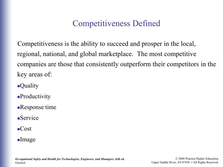 PPT - Occupational Safety and Health 6 th Edition Lecture Notes ...