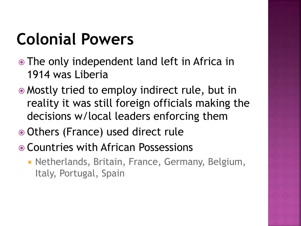 PPT - Imperialism in Southeast Asia & Africa PowerPoint Presentation ...