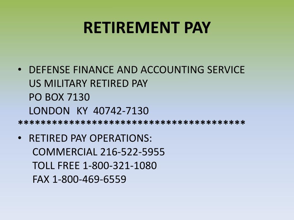 PPT - Defense Military Pay Office PowerPoint Presentation, free ...