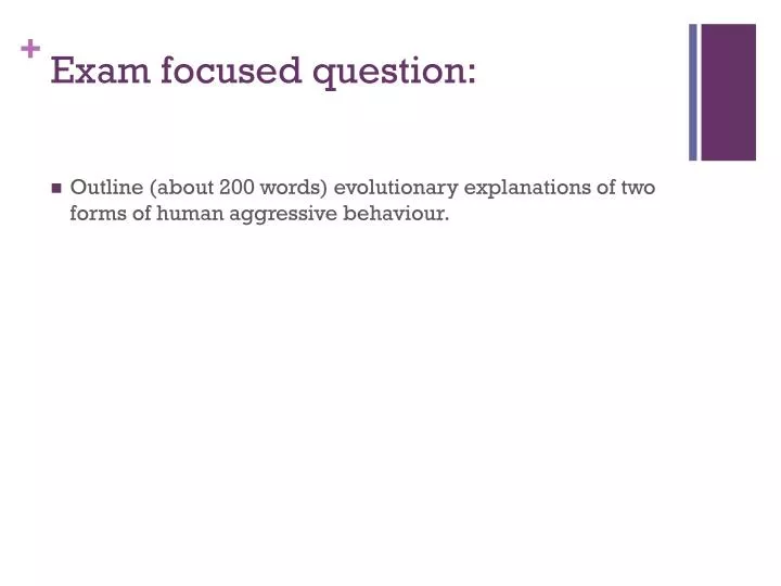 PPT - Exam focused question: PowerPoint Presentation, free download ...