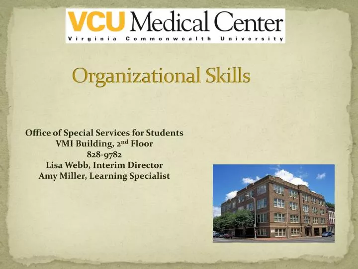 PPT - Organizational Skills PowerPoint Presentation, free download - ID ...