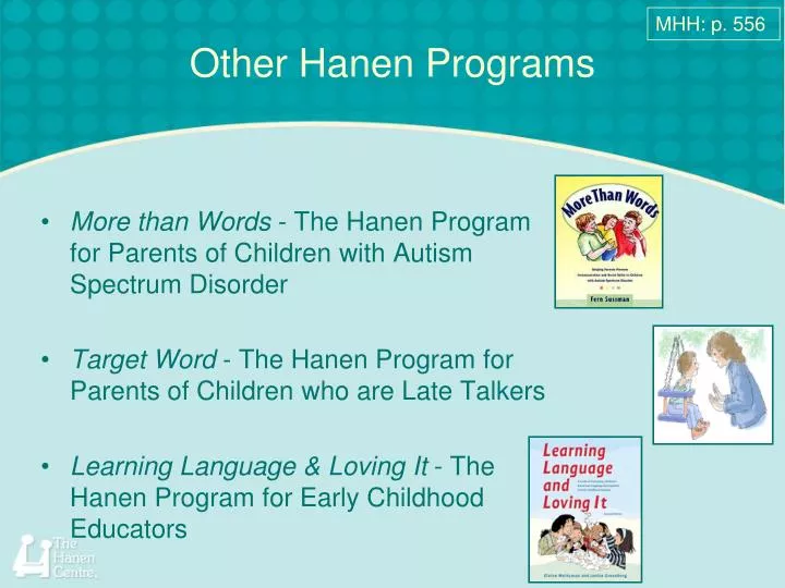 PPT - Other Hanen Programs PowerPoint Presentation, free download - ID ...