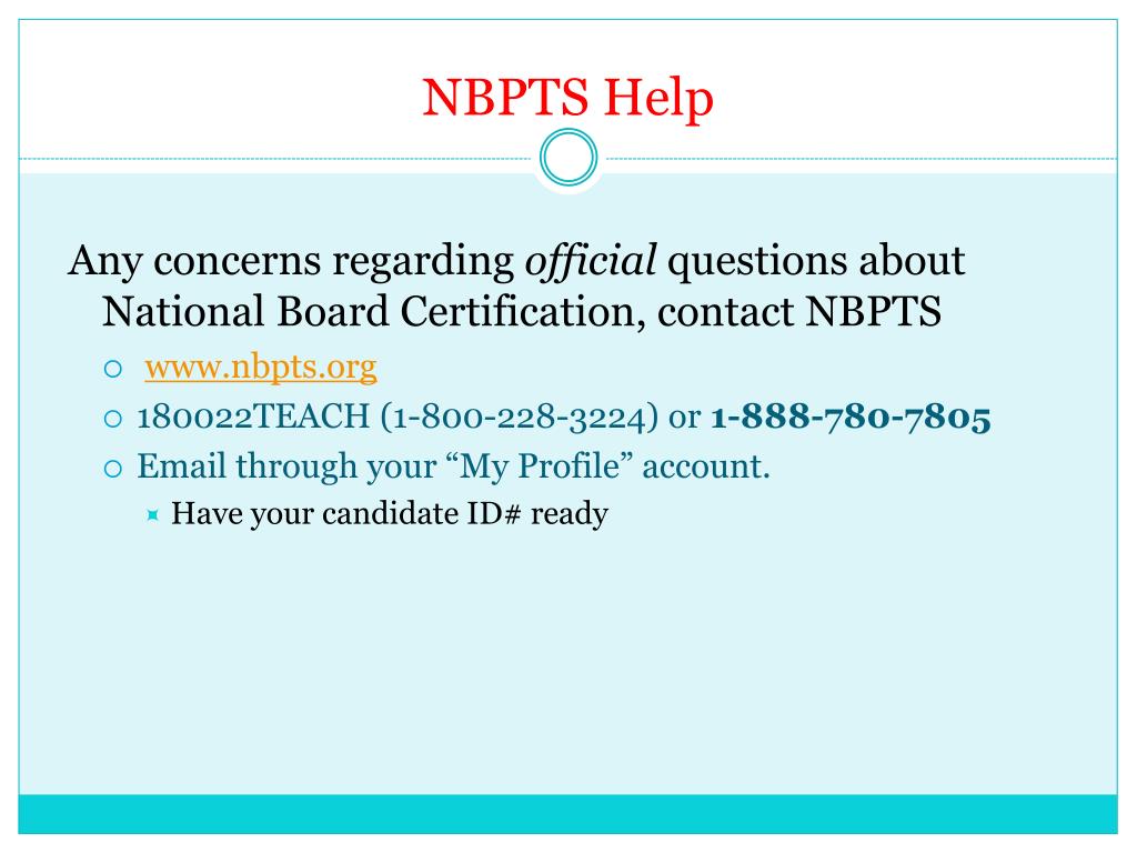 PPT - Welcome! NATIONAL BOARD CANDIDATES 2013-2014 Cohort PowerPoint ...