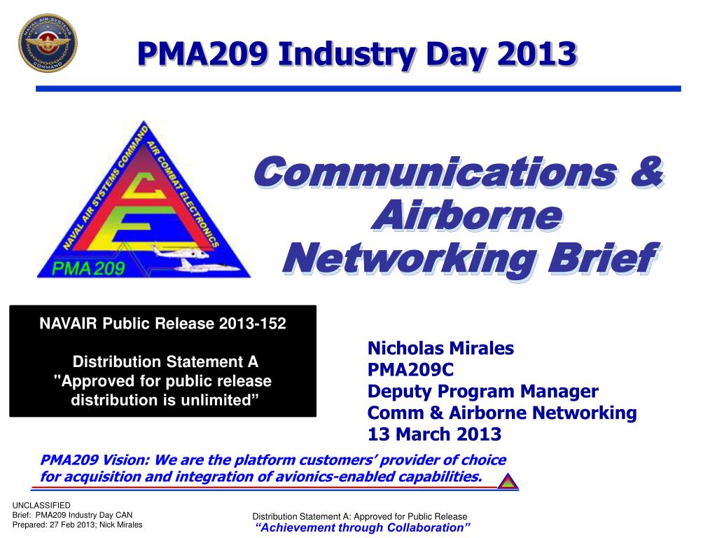 PPT - PMA209 Industry Day 2013 PowerPoint Presentation, free download ...