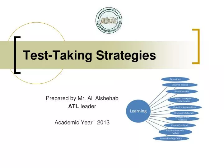 PPT - Test-Taking Strategies PowerPoint Presentation, free download ...