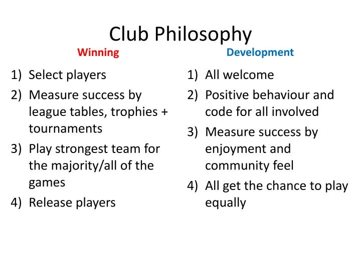 PPT - Club Philosophy PowerPoint Presentation, free download - ID:3042848
