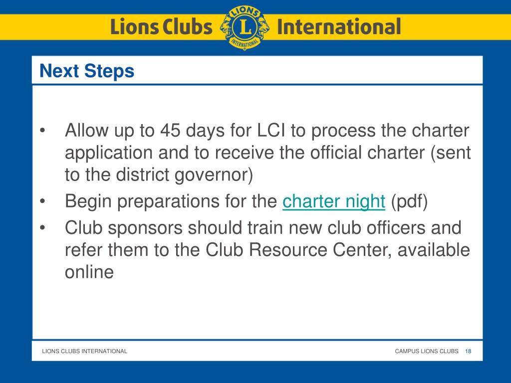 PPT - Campus Lions Clubs PowerPoint Presentation, free download - ID ...