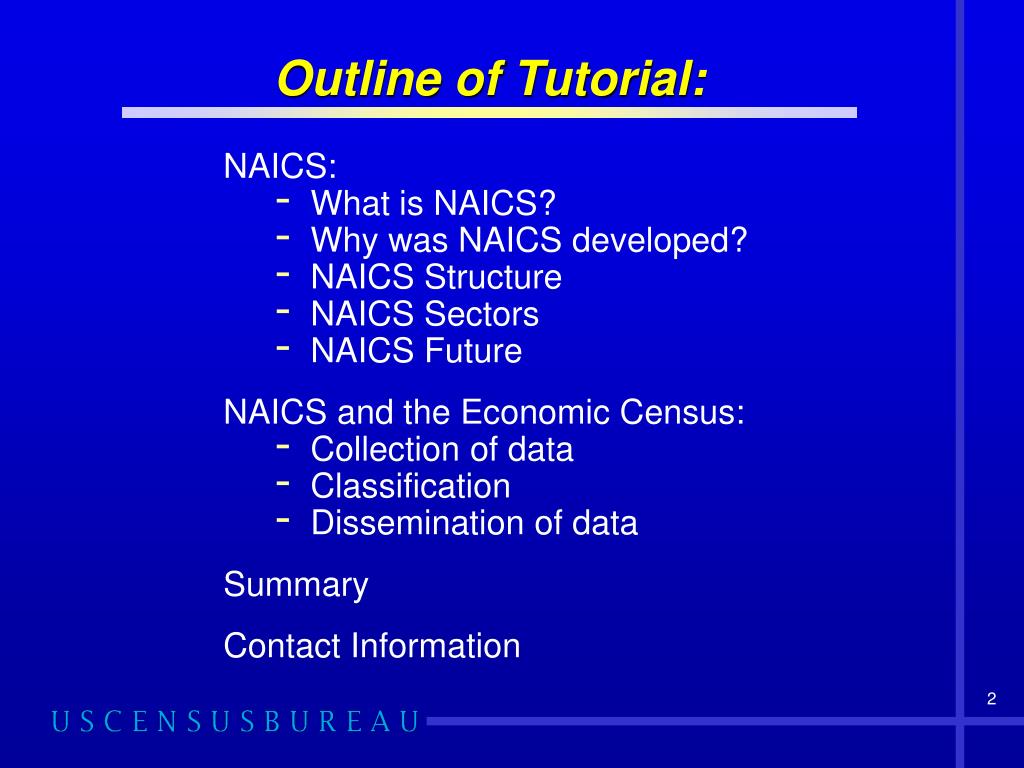 PPT - The North American Industry Classification System (NAICS ...