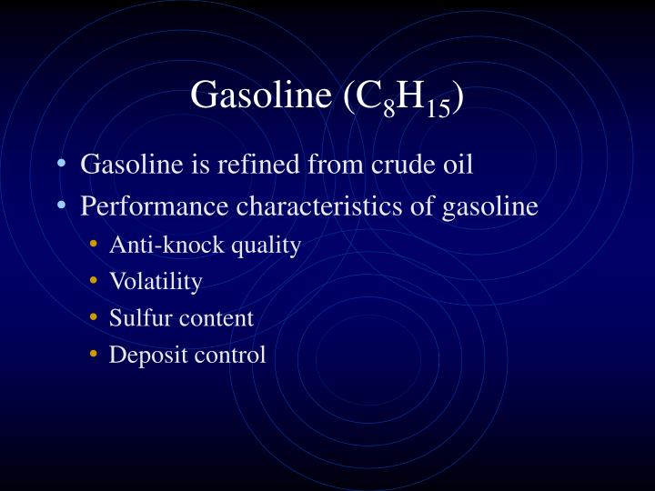 PPT - Automotive Fuels PowerPoint Presentation - ID:3043210