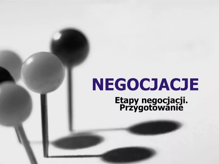 PPT - NEGOCJACJE PowerPoint Presentation, free download - ID:3043448