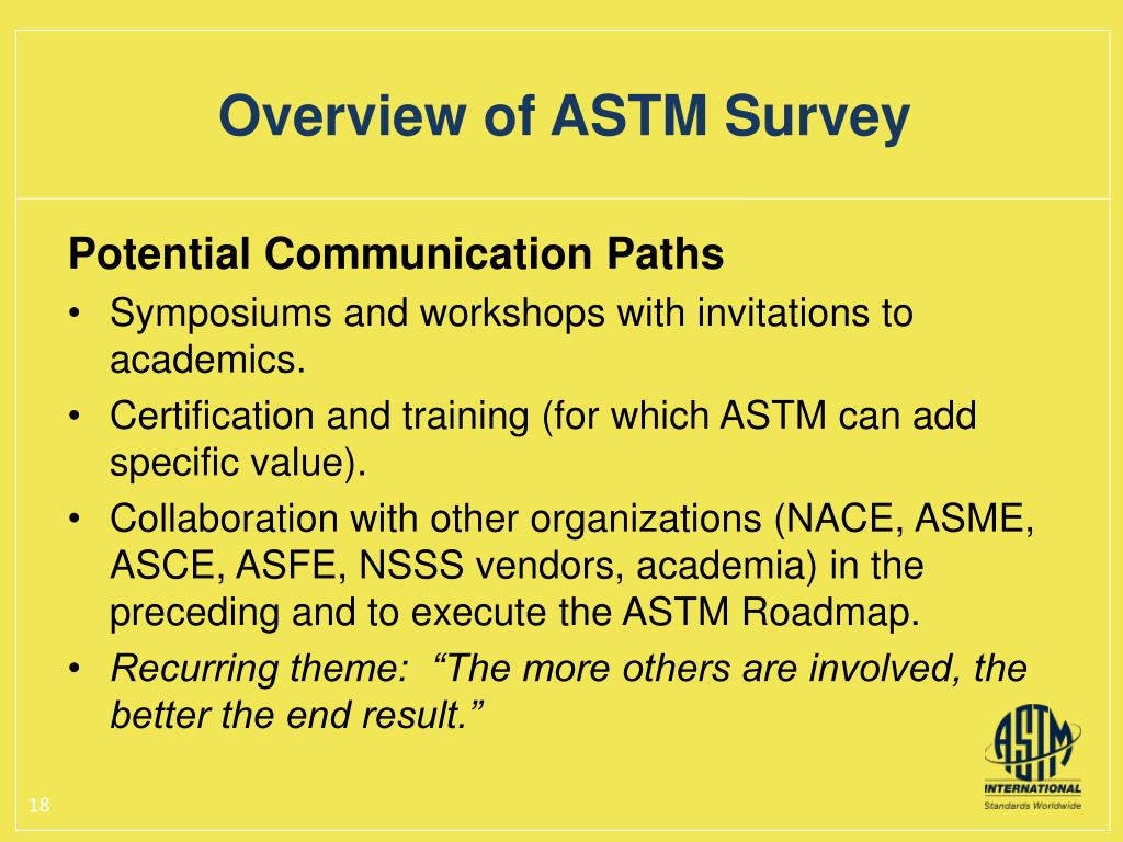 PPT - Perspective on the ASTM Roadmap for Supporting Civil Nuclear ...