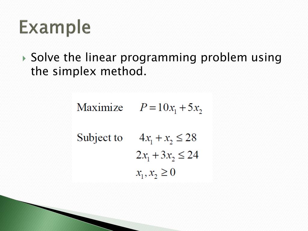PPT - Simplex Method PowerPoint Presentation, free download - ID:3043623 PPT - Simplex Method PowerPoint Presentation, free download - ID:3043623