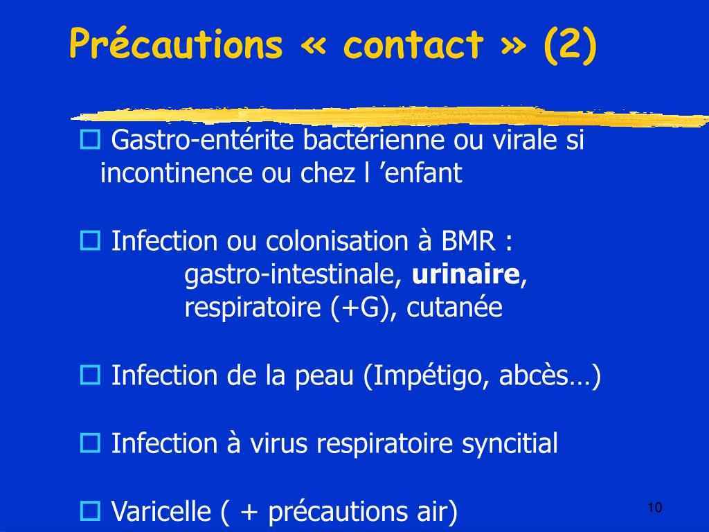 PPT - Synthèse sur la mise en œuvre des précautions particulières dans ...