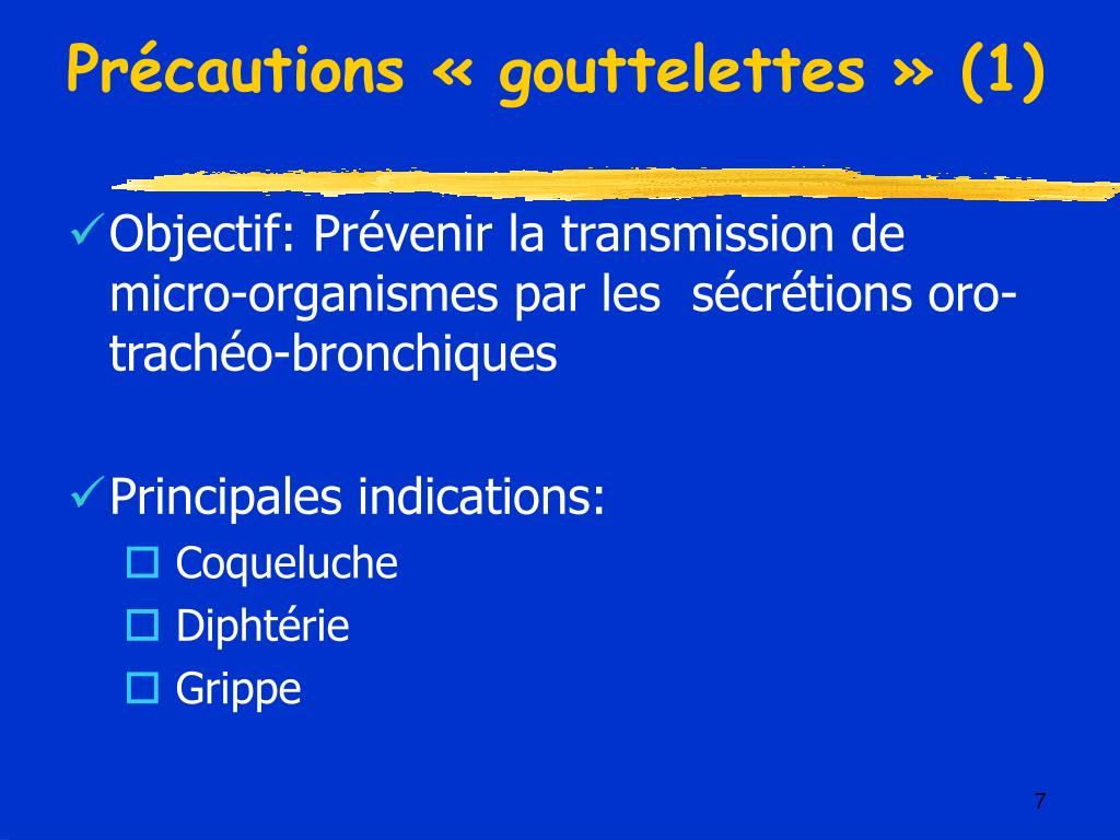 PPT - Synthèse sur la mise en œuvre des précautions particulières dans ...