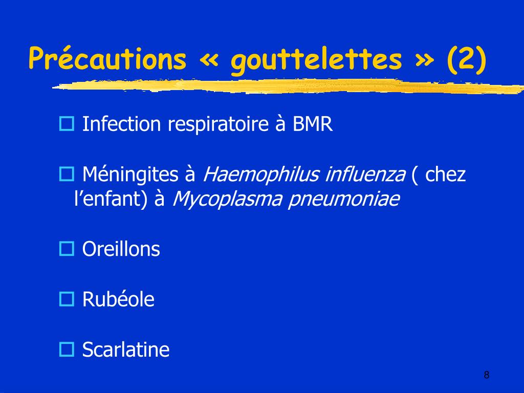 PPT - Synthèse sur la mise en œuvre des précautions particulières dans ...